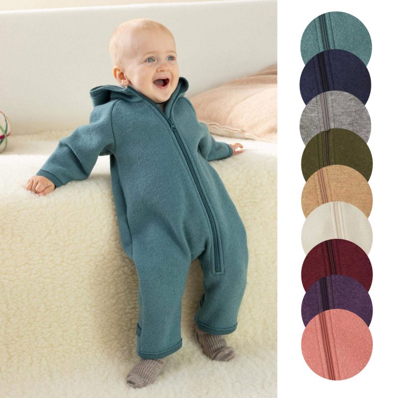 Disana Zipp-Overall Walk-Overall Bio Schurwolle kbT Merino Wolle, Gr ...